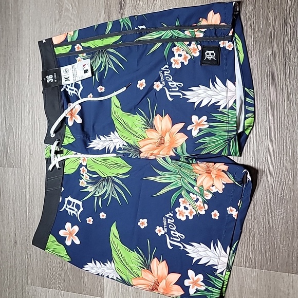 Hurley | Shorts | Deteoit Tigers Hurley Surf Shorts | Poshmark